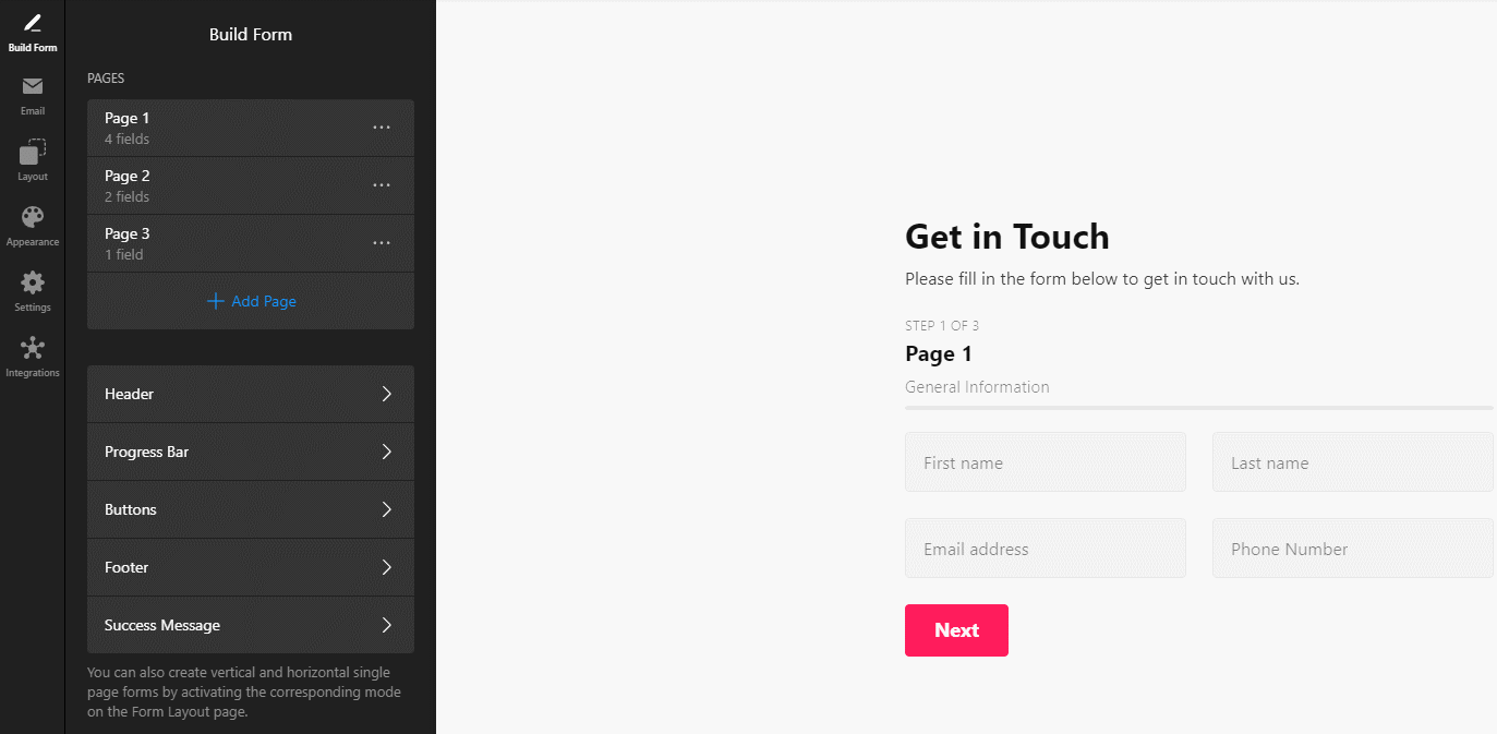 Creating A Multistep Form With Form Builder Widget Elfsight Help Center