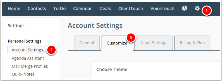 Adjust Account Theme Color - AllClients Knowledge Base