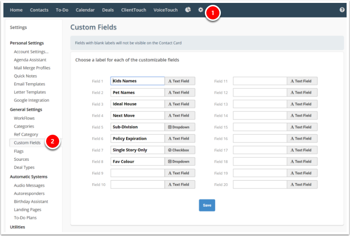 Add Custom Fields to Contact Records - AllClients Knowledge Base