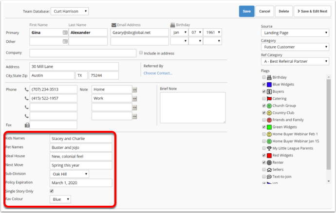 Add Custom Fields to Contact Records - AllClients Knowledge Base