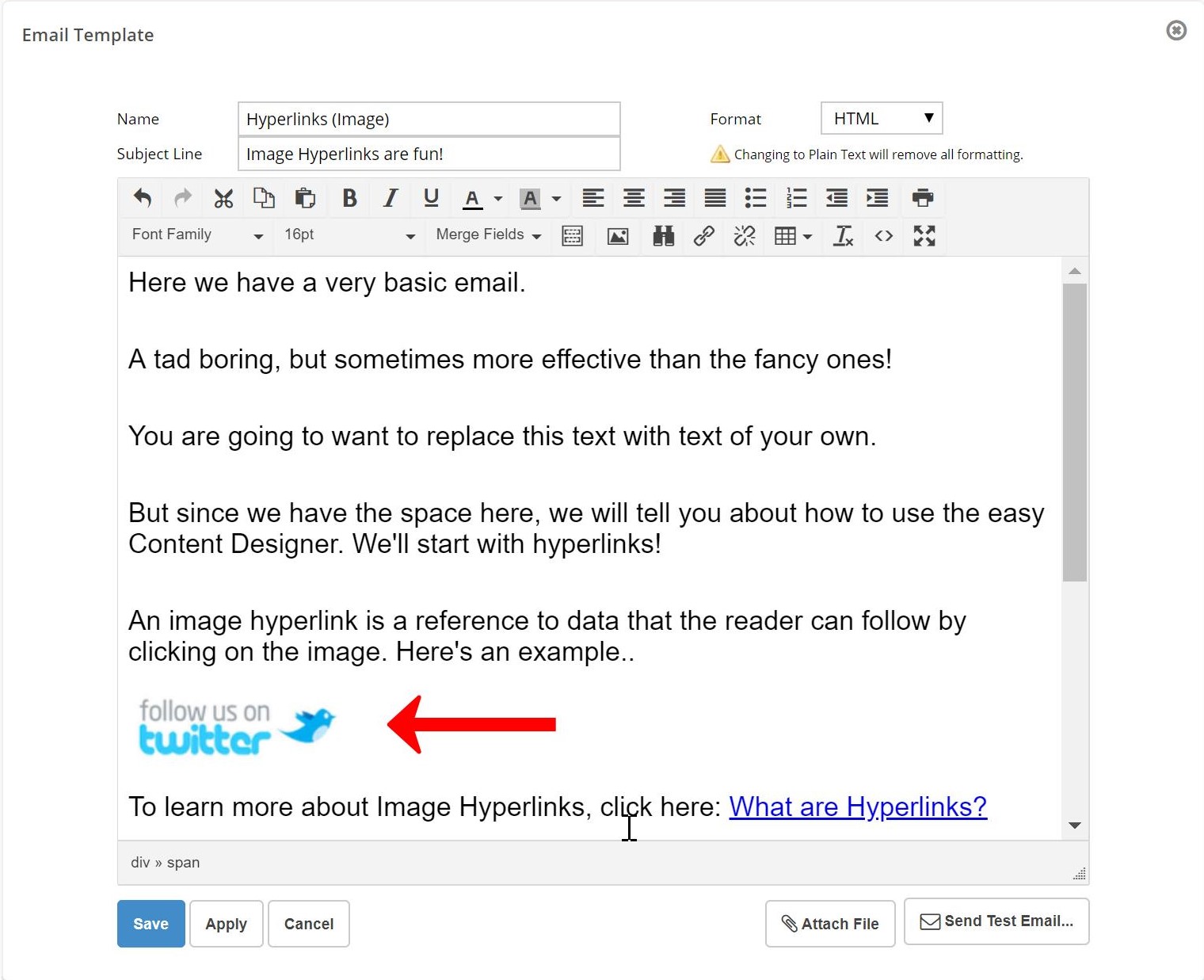 Insert An Image Hyperlink Into An Email AllClients Knowledge Base
