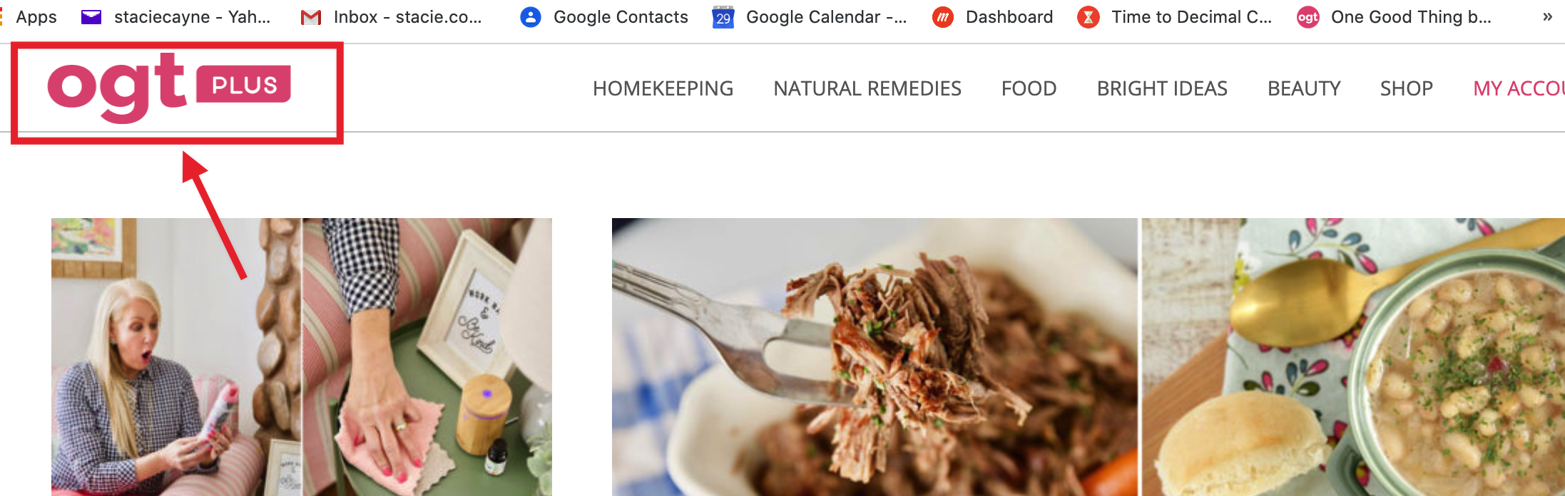 How to Sign into OGT Website on a Computer - One Good Thing by Jillee ...