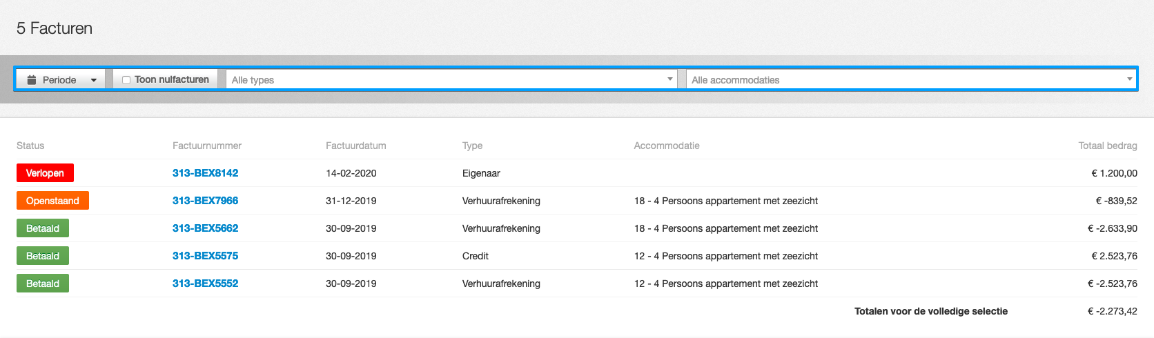 Overzicht van facturen - Knowledge base 🇳🇱