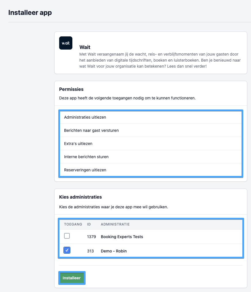 Wait App - Knowledge base 🇳🇱