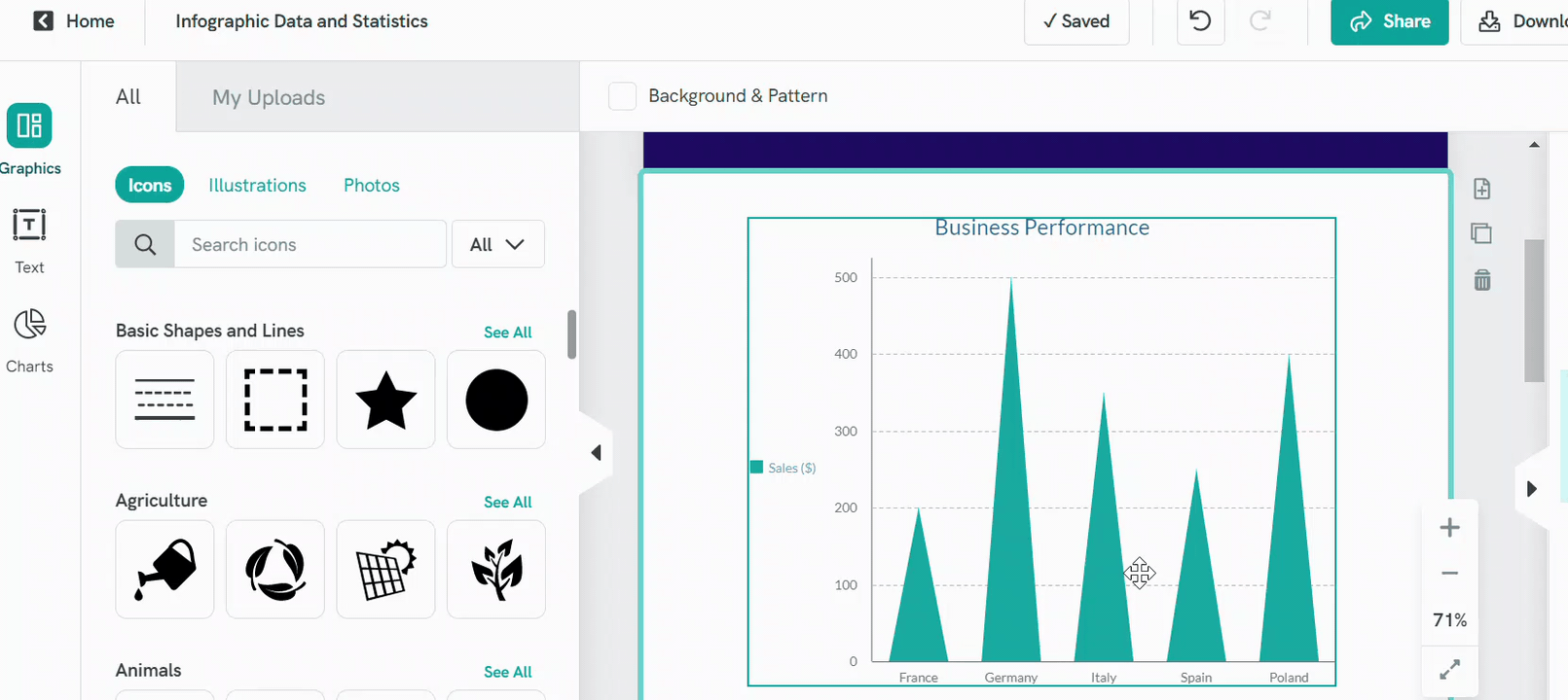 Chart Settings - Piktochart Knowledge Base