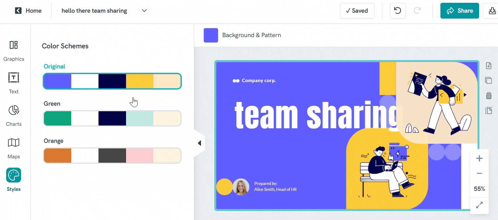 Color Schemes - Piktochart Knowledge Base
