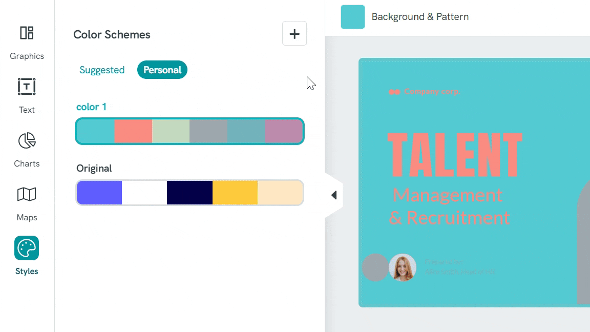 Color Schemes - Piktochart Knowledge Base