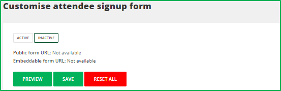 Attendee Sign-up Form - Upshot Guides