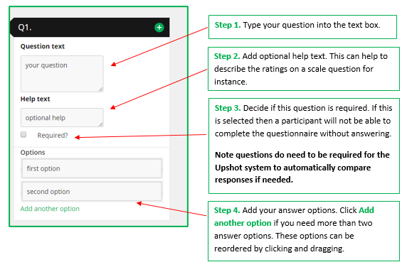 Creating Surveys - Upshot Guides