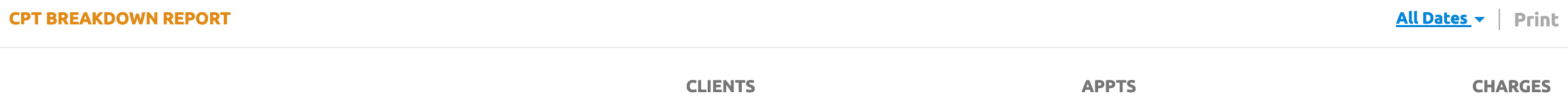 Reporting Function - TherapyAppointment Support Center