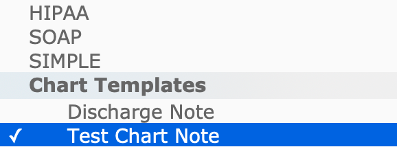 Chart Note Templates - TherapyAppointment Support Center