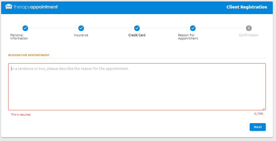 Client Self-Registration - TherapyAppointment Support Center