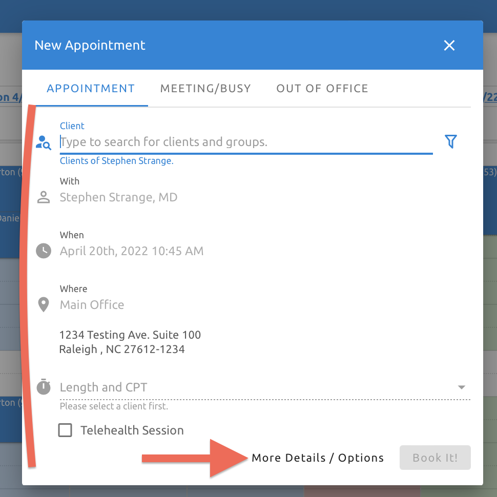 Therapist Schedule and Appointments - TherapyAppointment Support Center
