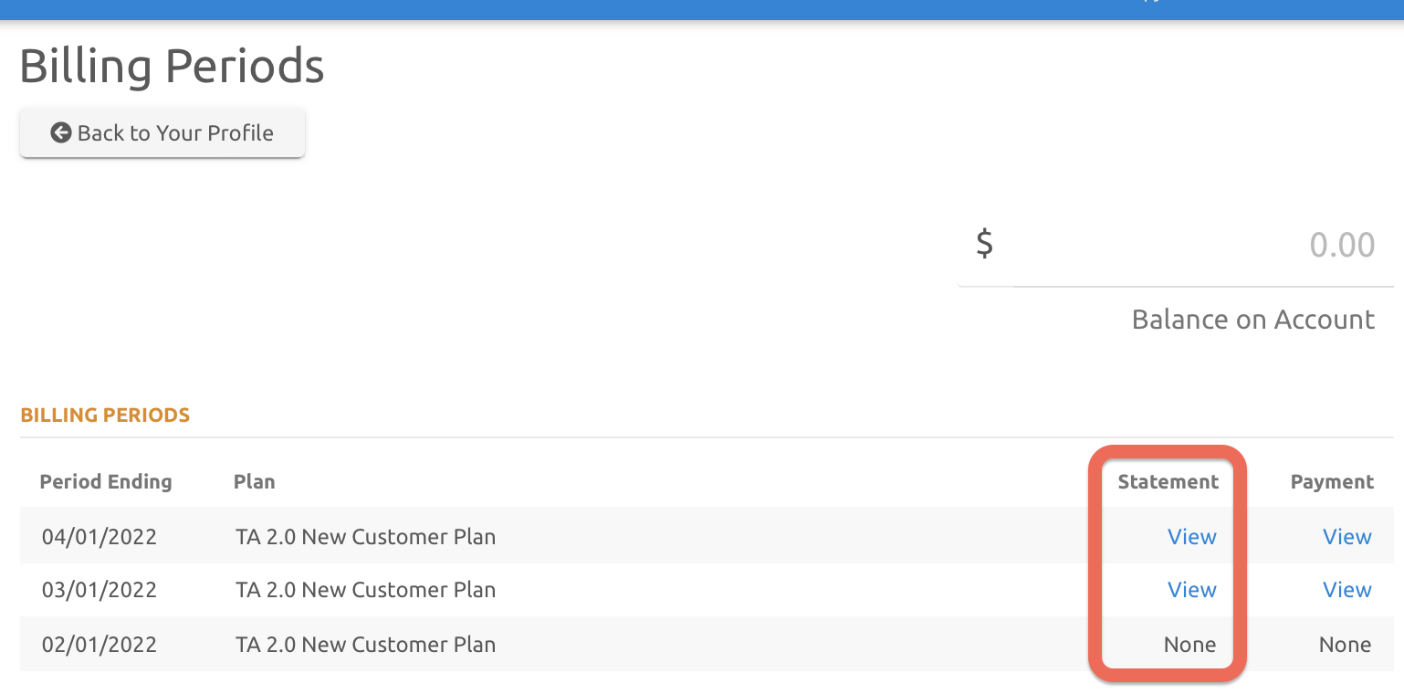 View your Billing History with TherapyAppointment - TherapyAppointment ...