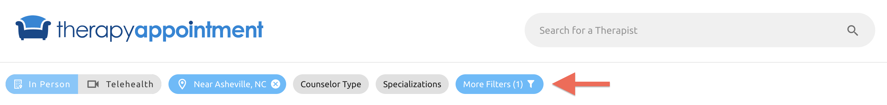 Client Find your Therapist - TherapyAppointment Support Center
