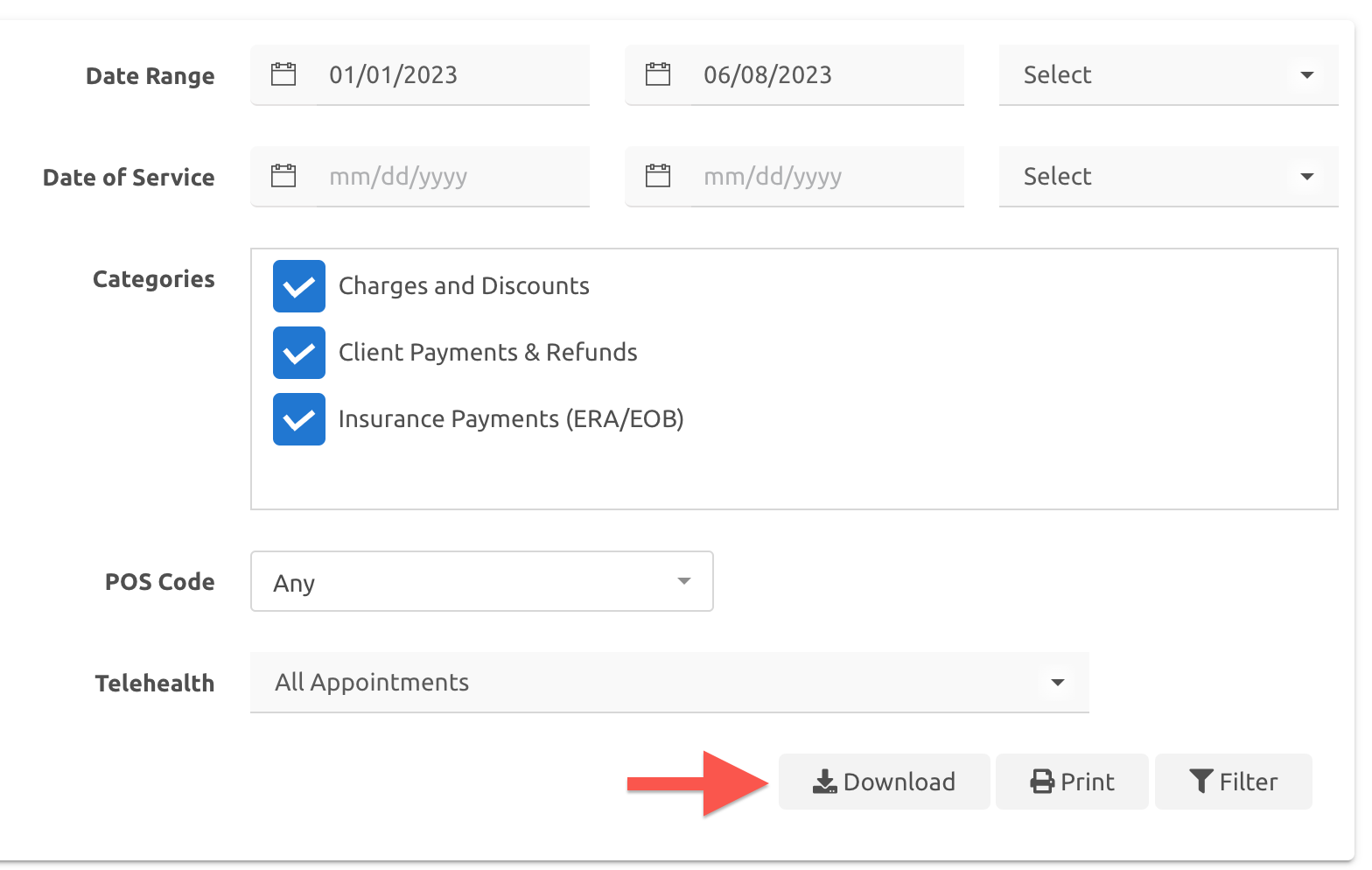 How do I export data? - TherapyAppointment Support Center