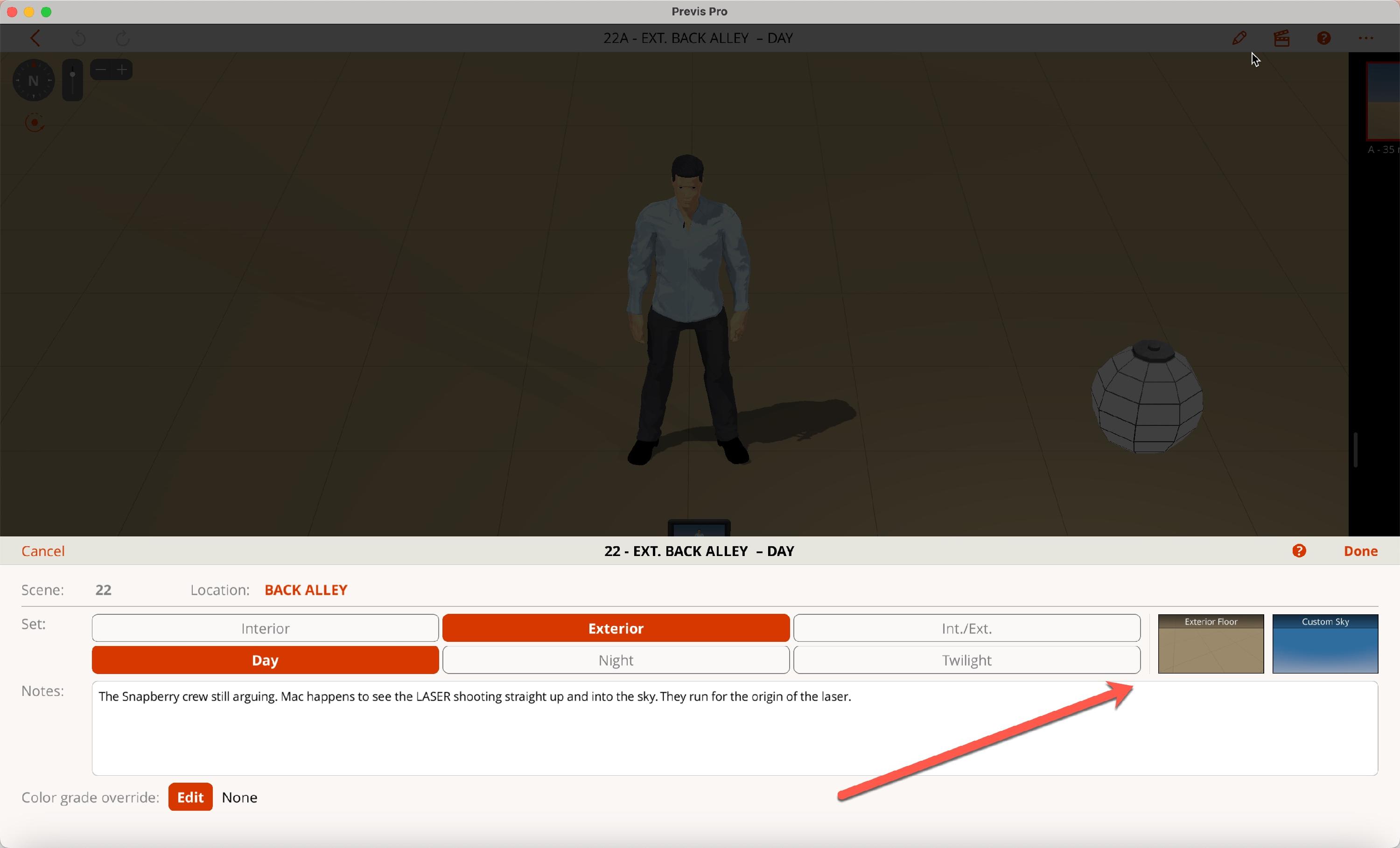How to change ground surface - Previs Pro Knowledge Base