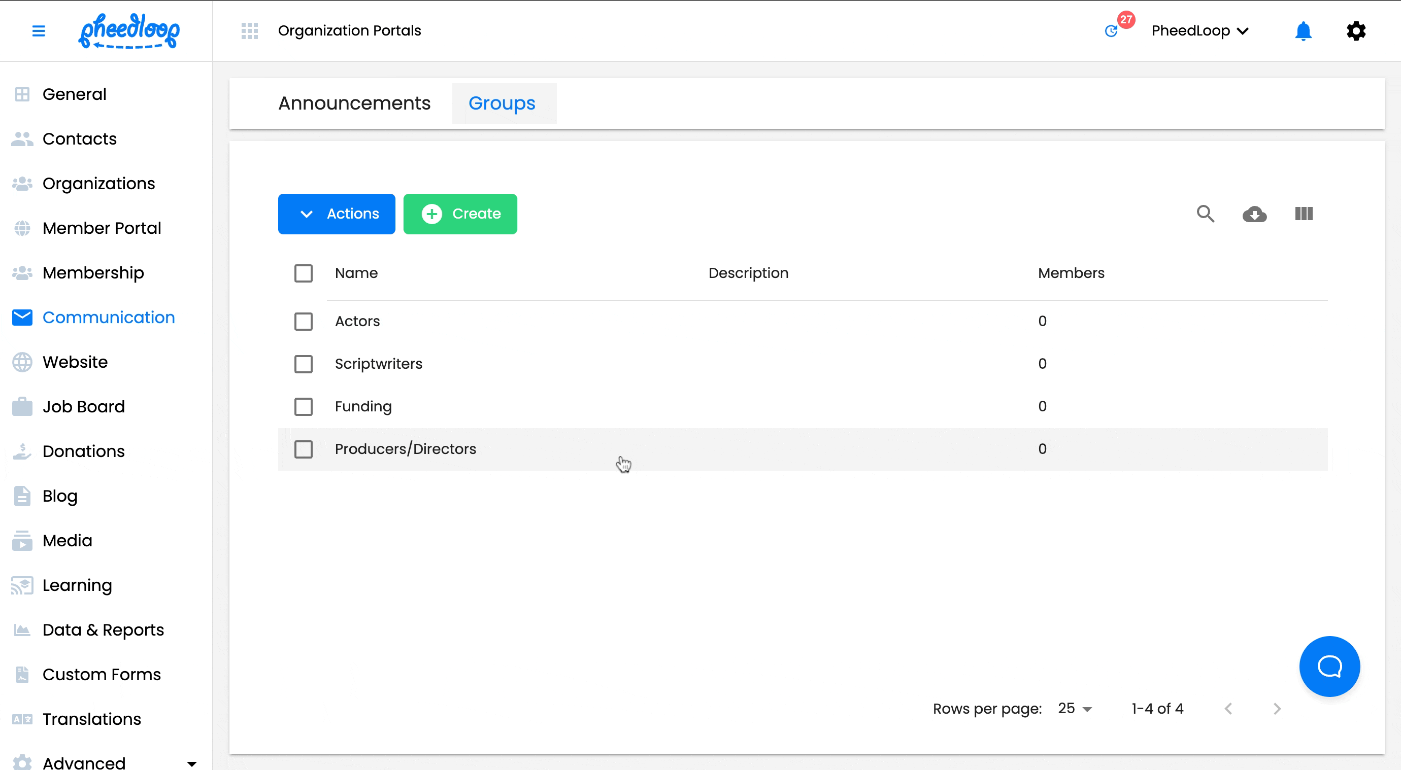How to Add Contact Groups - PheedLoop Knowledge Base