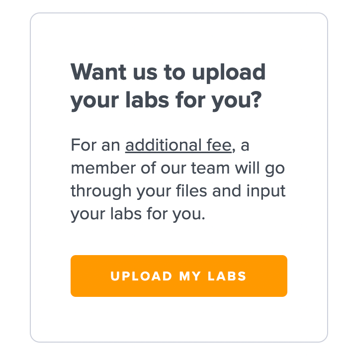 How to Upload Labs - SelfDecode