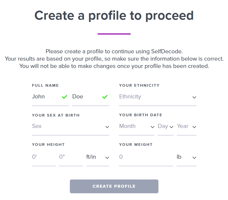 Quick Start Step 2: Upload a DNA File - SelfDecode