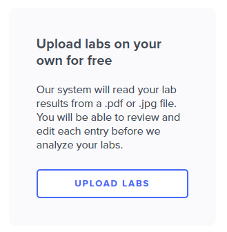 How to upload labs - SelfDecode