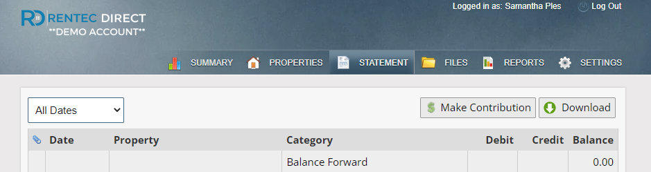 Owner Contributions - Rentec Direct Knowledge Base