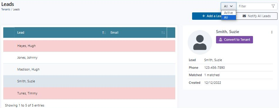 Lead Tracking - Rentec Direct Knowledge Base