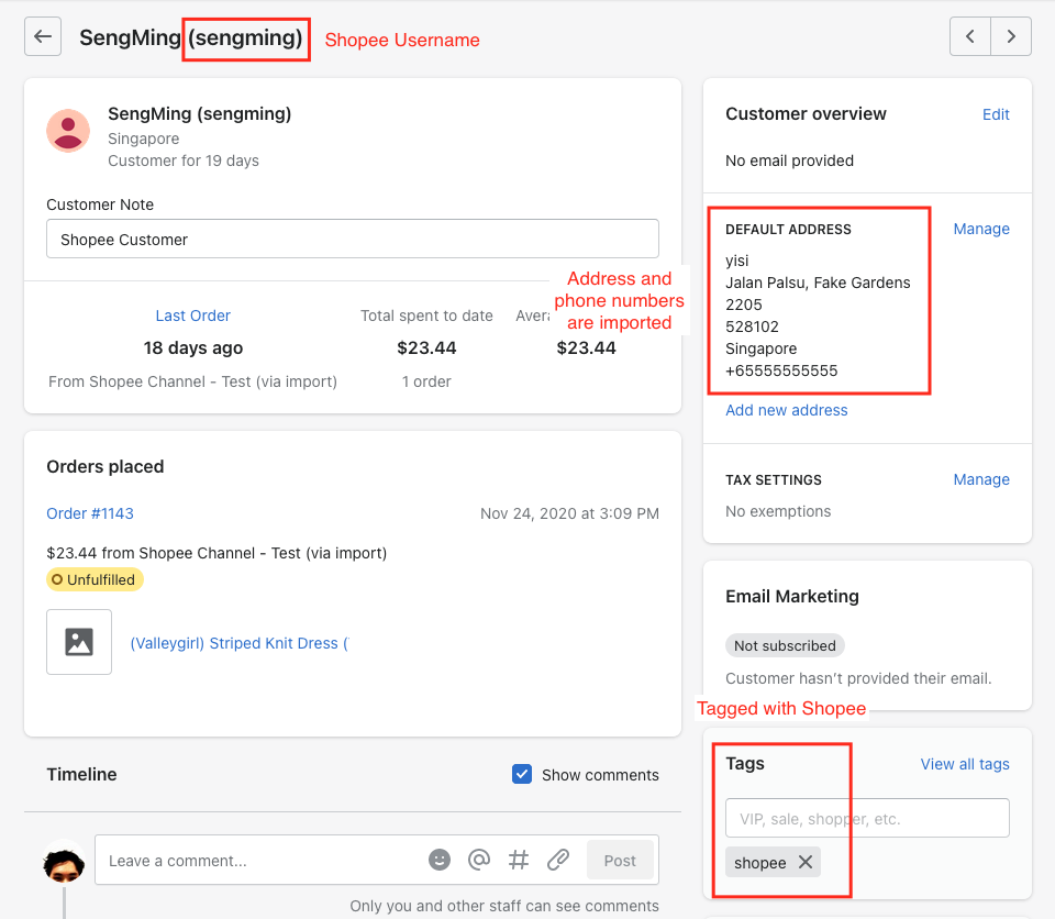 What does a Shopee customer look like after they are imported to ...