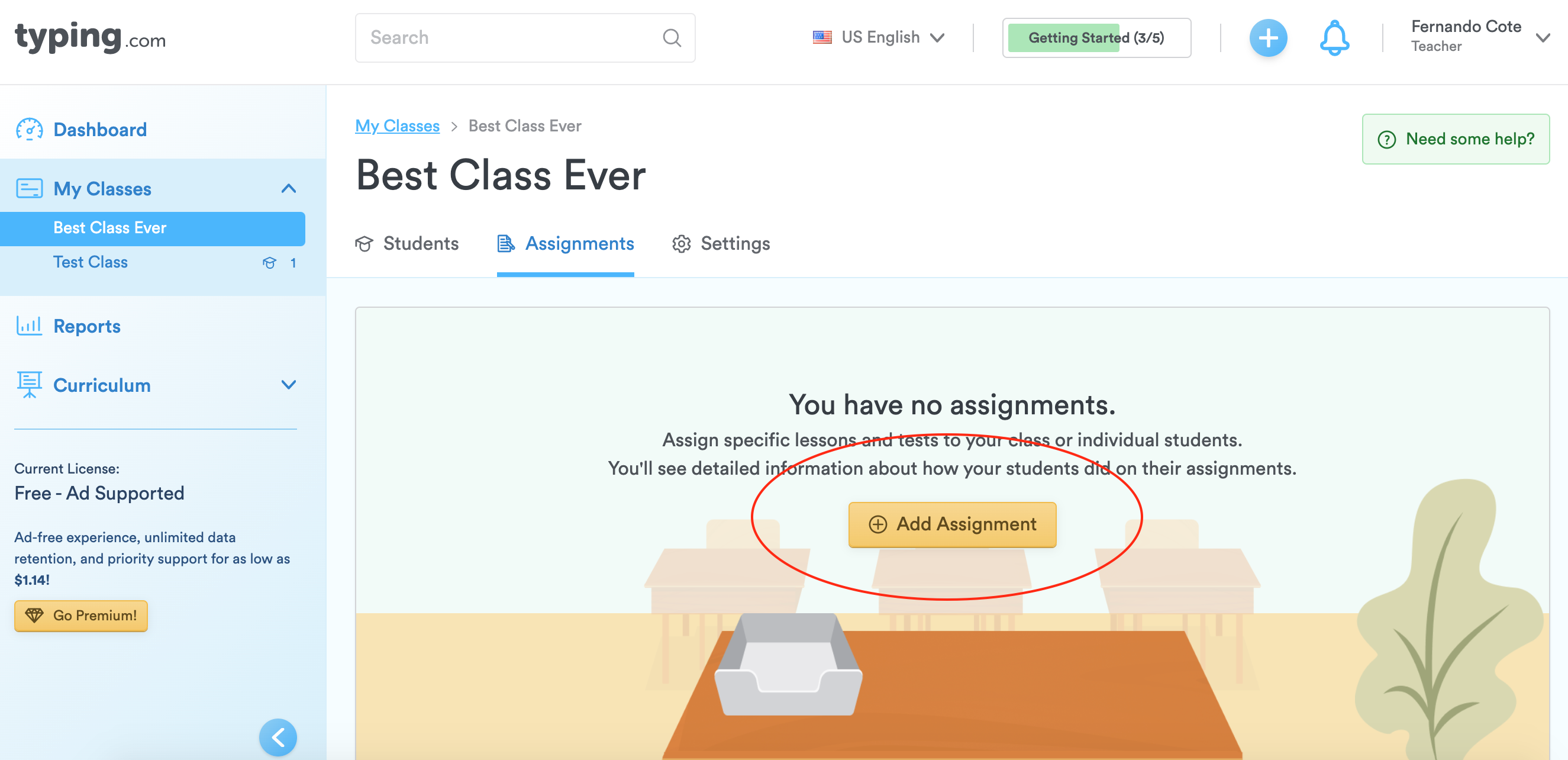 How to Create an Assignment (Teachers) - Typing.com