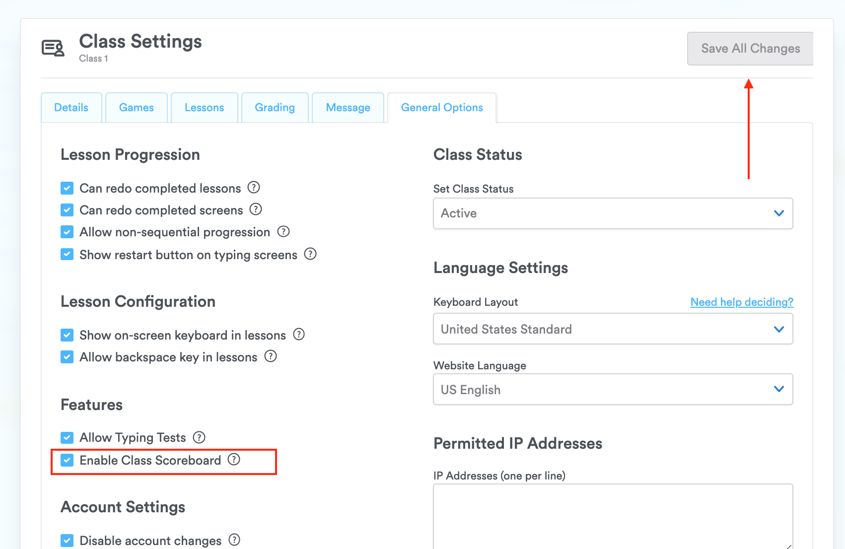 Disable The Scoreboard Teacher