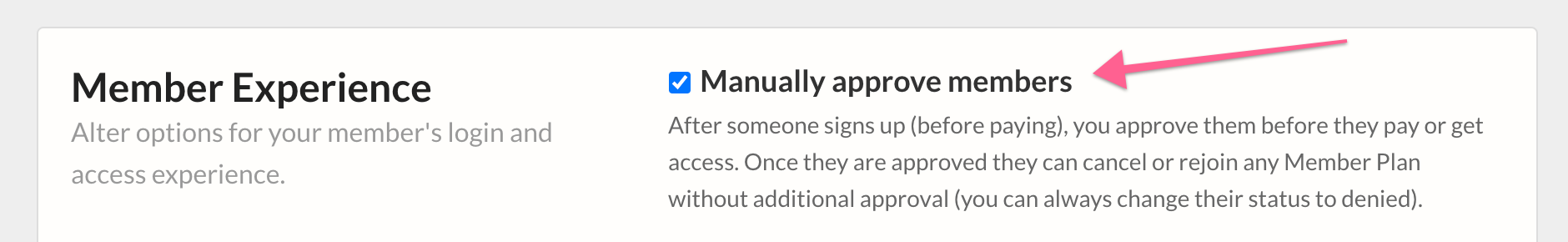 How to manually approve members - MemberSpace Help Docs
