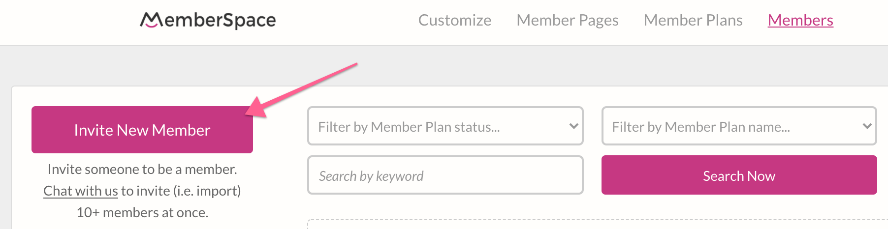 How to invite members - MemberSpace Help Docs