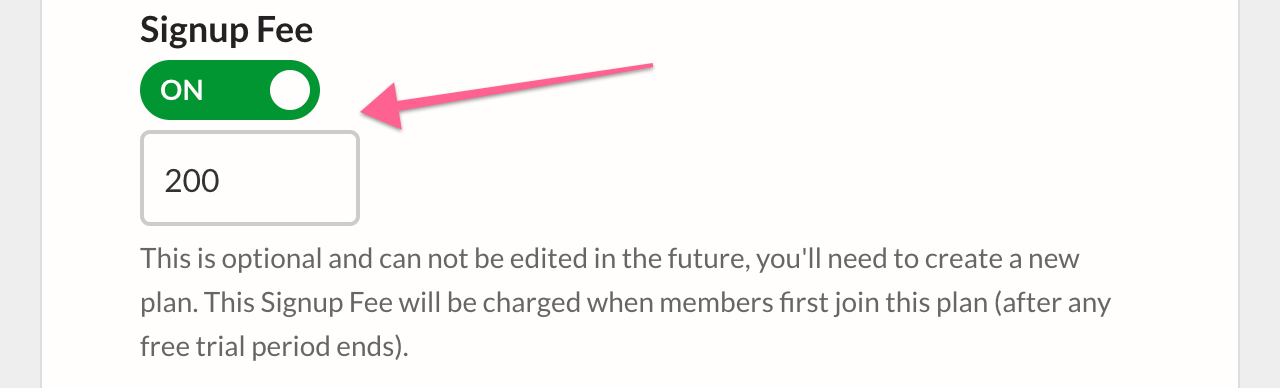 How signup fees for Member Plans work - MemberSpace Help Docs