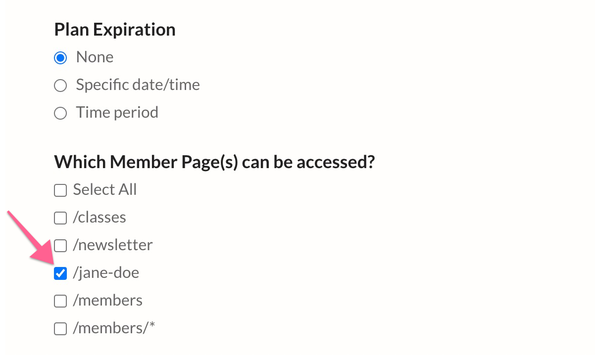 How to set up a personalized membership - MemberSpace Help Docs