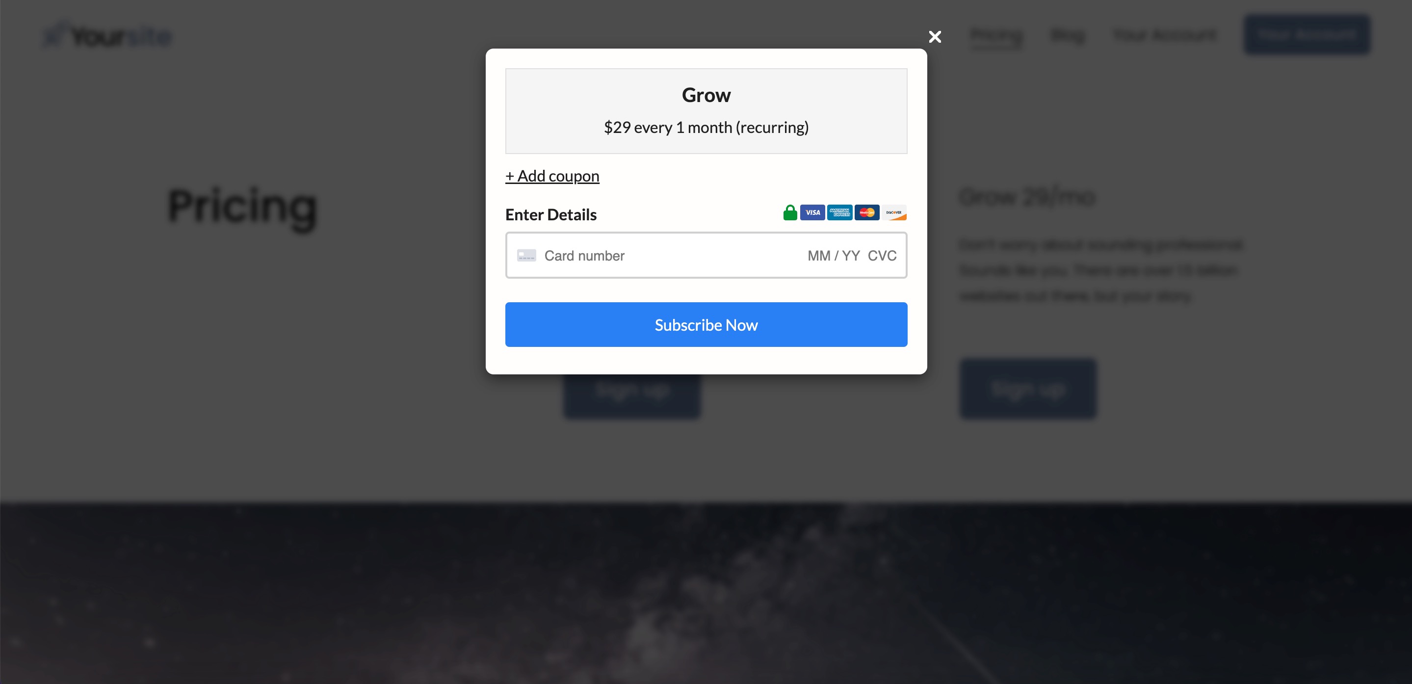 Member signup and login link options - MemberSpace Help Docs