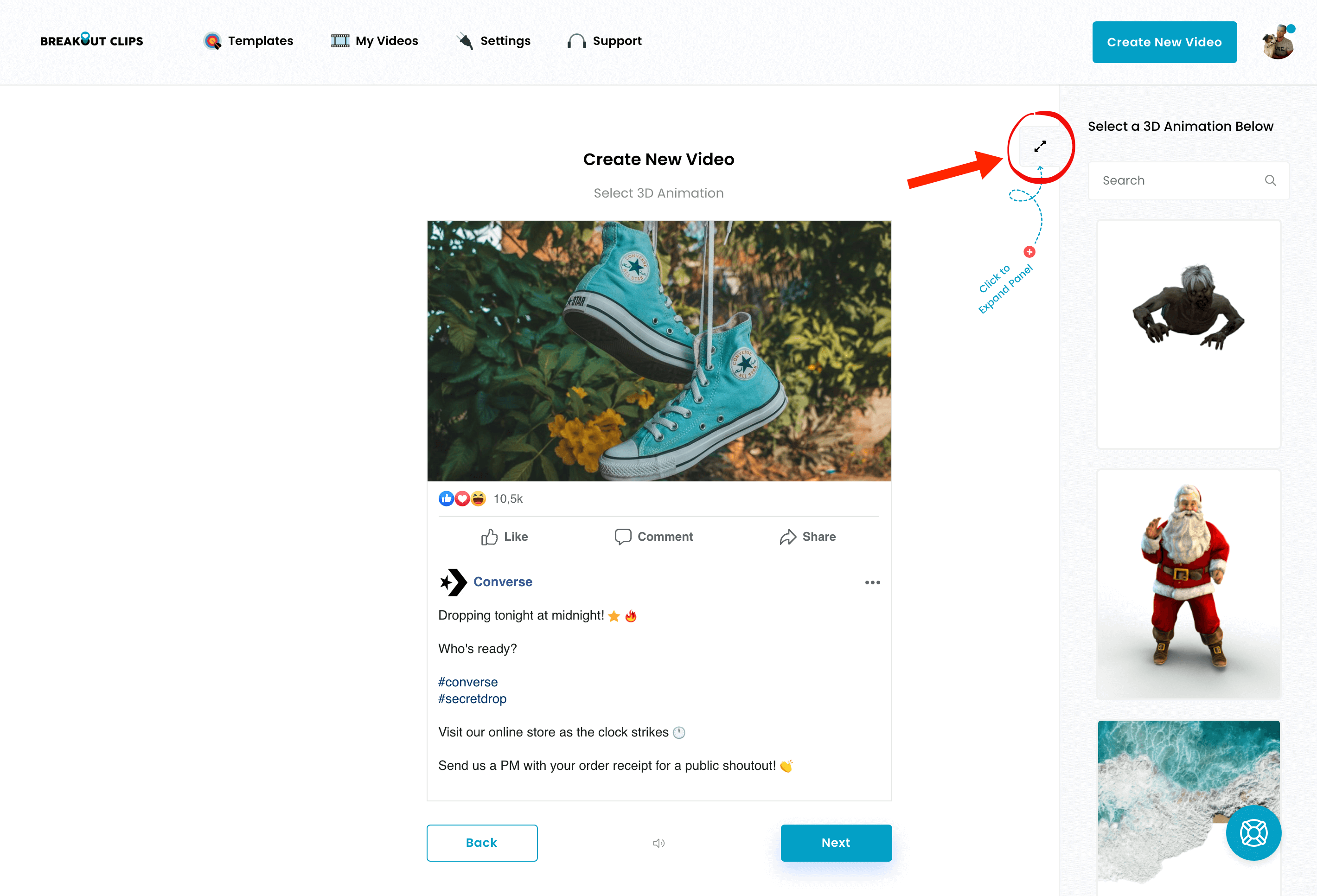 Creating a Social Post Video (Facebook Template) - Breakout Clips ...