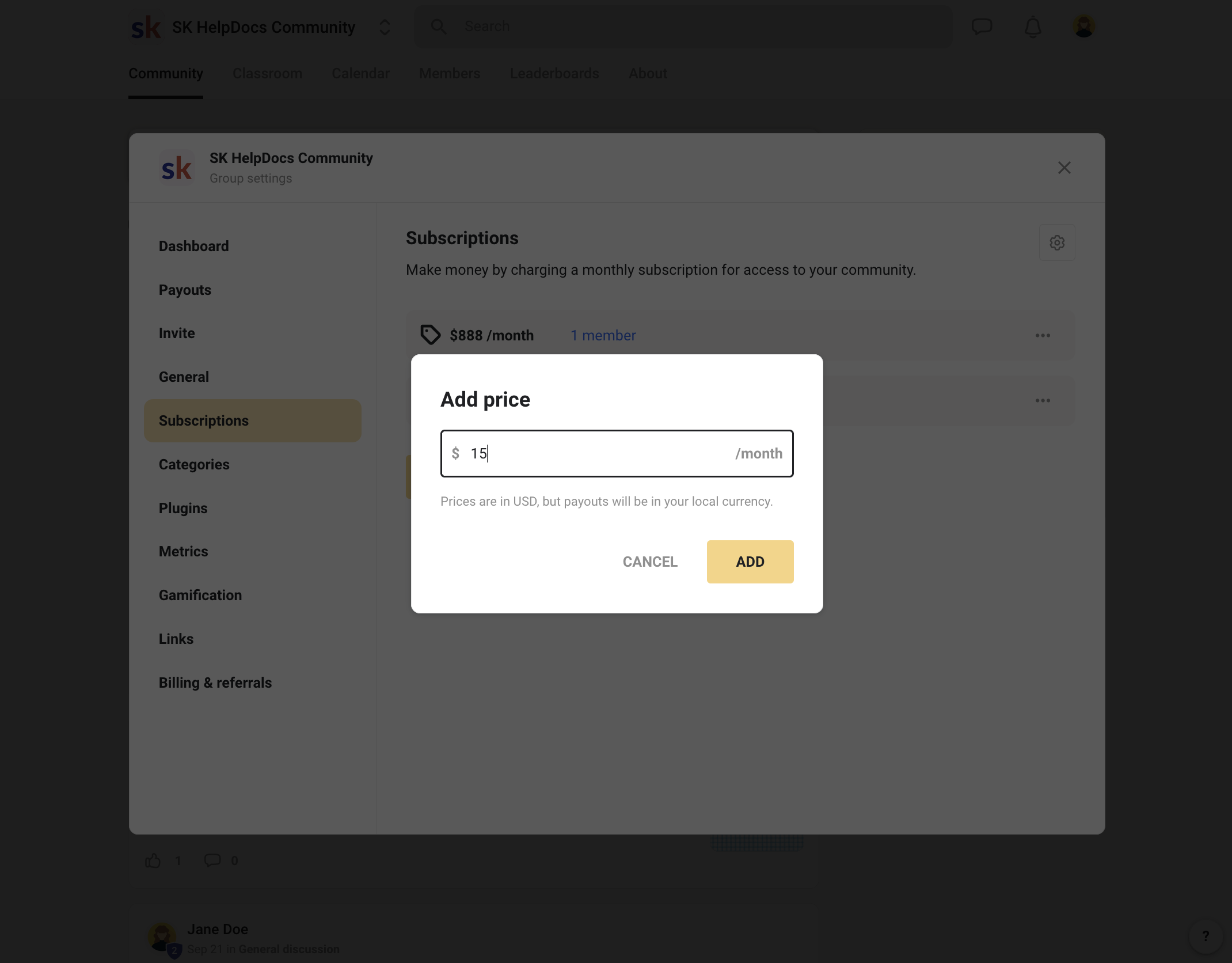 How to set up Skool Subscriptions? - Skool Help Center
