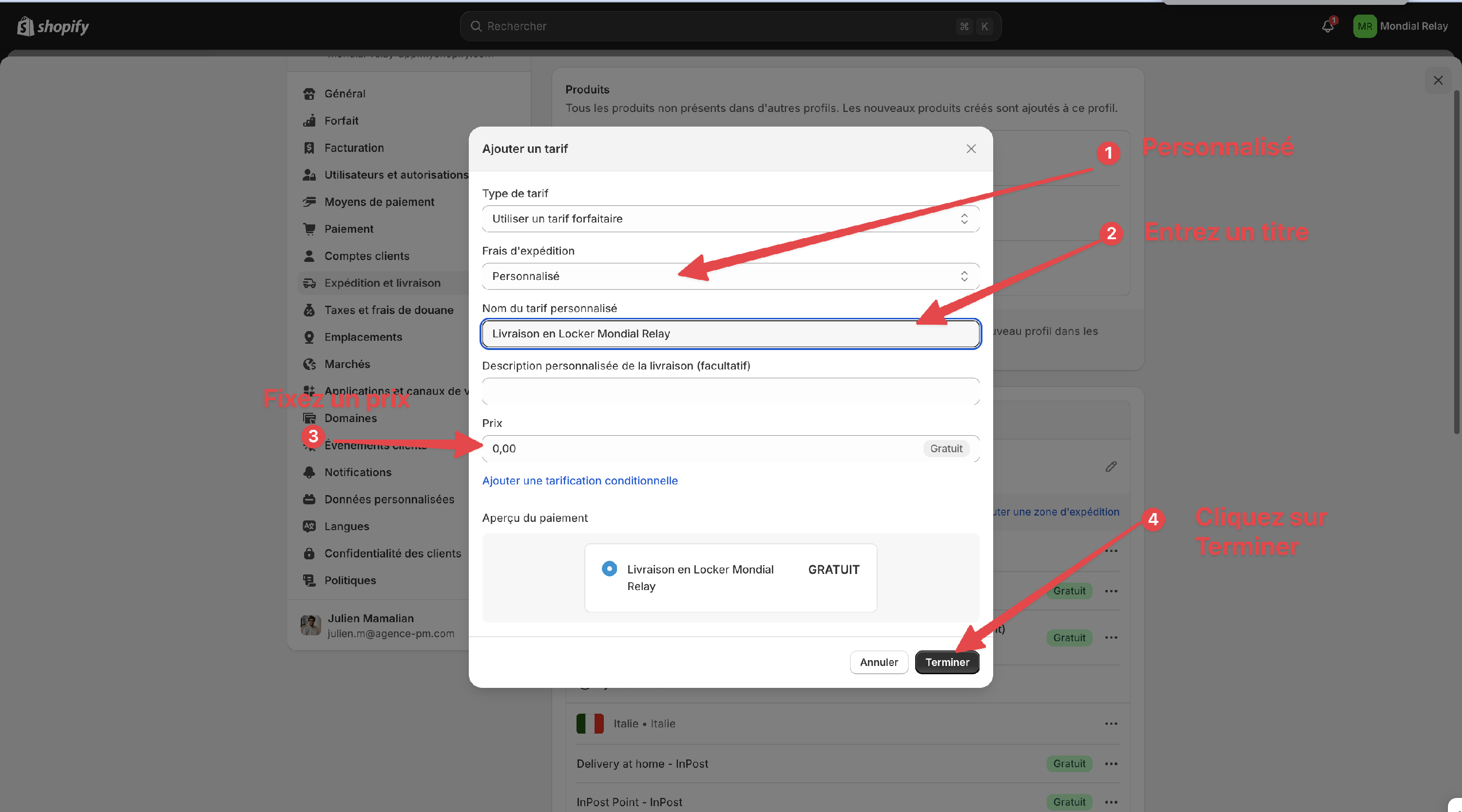 (bonus) - Séparer les Lockers et Points Relais® dans deux modes de ...