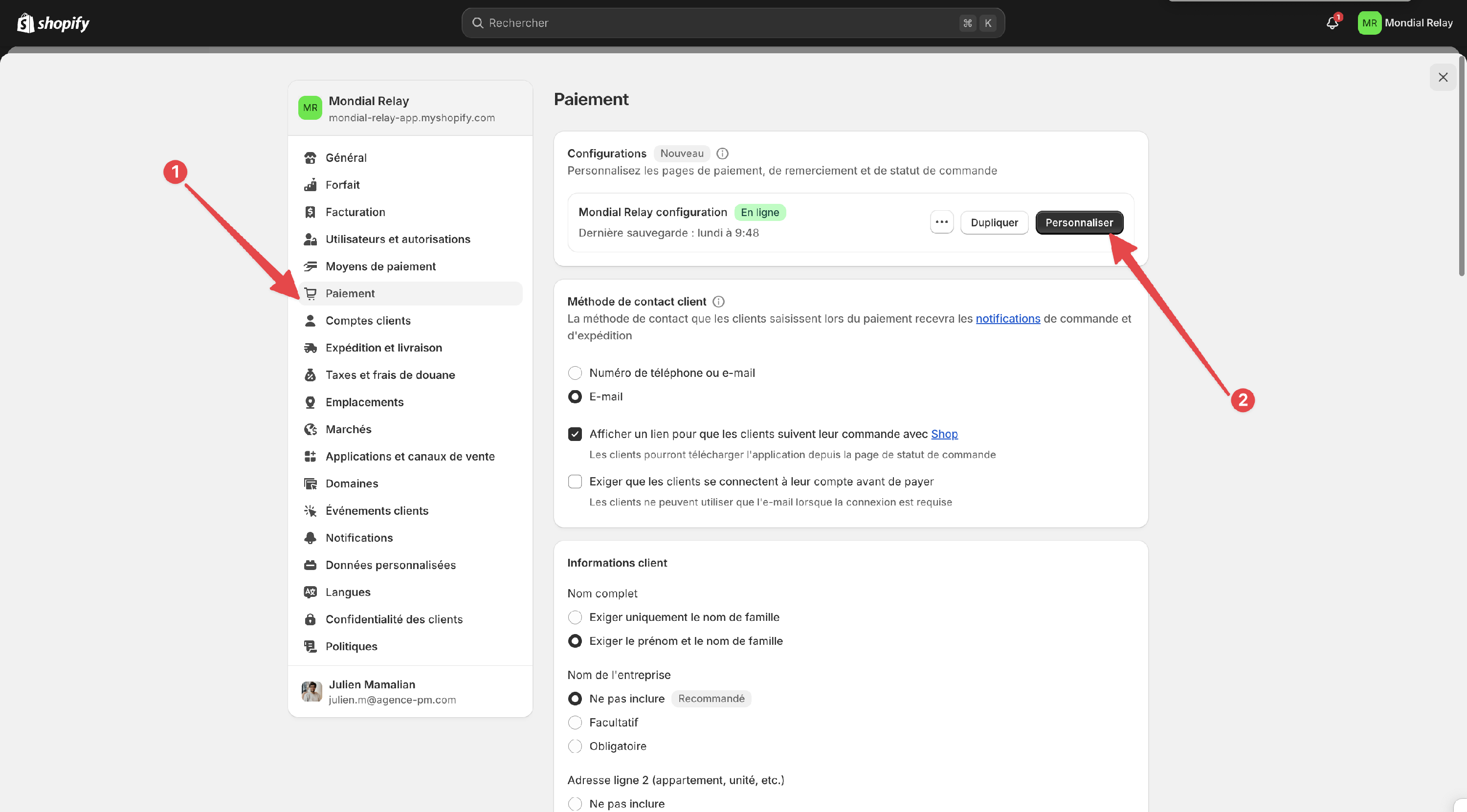 (bonus) - Séparer les Lockers et Points Relais® dans deux modes de ...