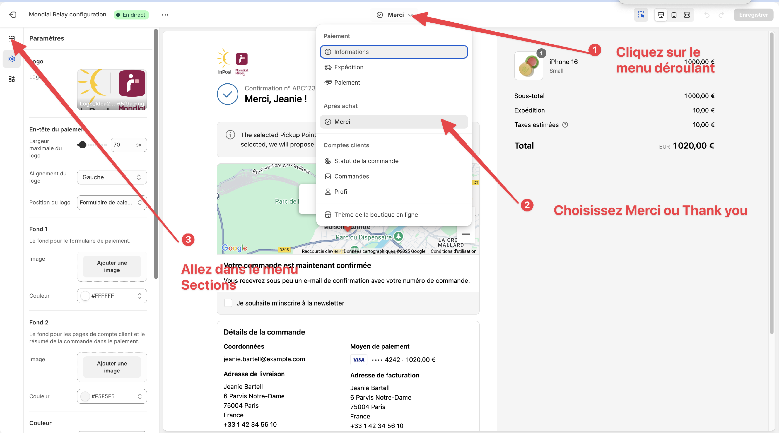 (bonus) - Séparer les Lockers et Points Relais® dans deux modes de ...