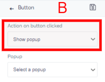 How to set up a button - Help pages