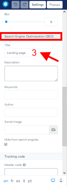 How to change the title of a page - Help pages