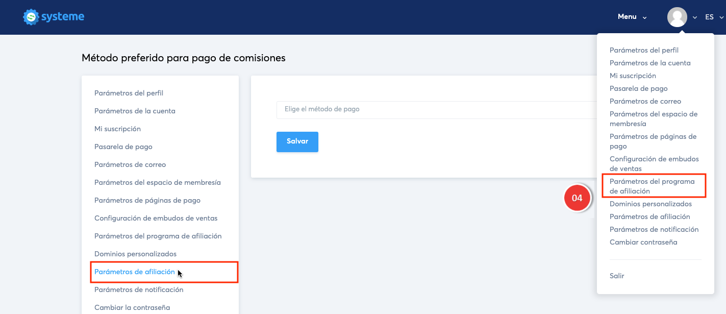 ¿Cómo funciona el programa de afiliados de systeme.io? - Ayuda
