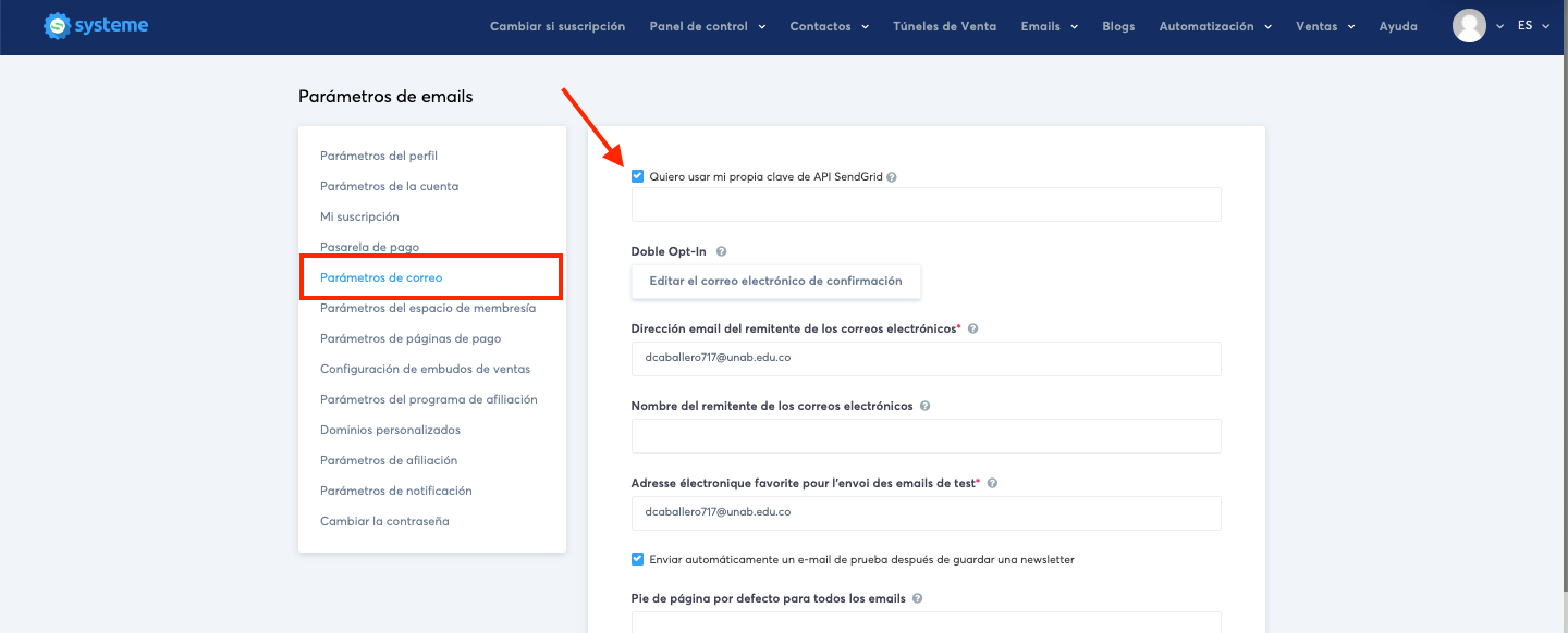 ¿Cómo generar una clave API desde SendGrid? - Ayuda