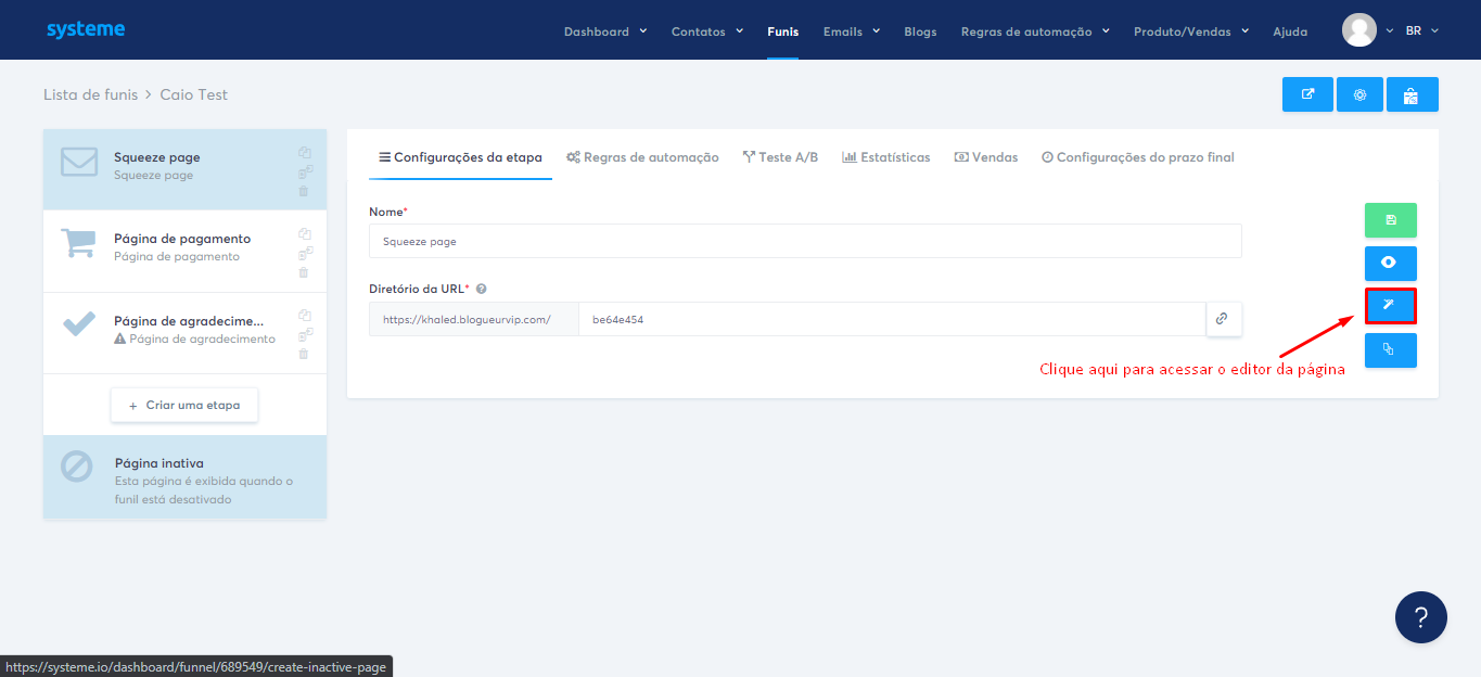 Como adicionar subtítulo em um botão - Ajuda