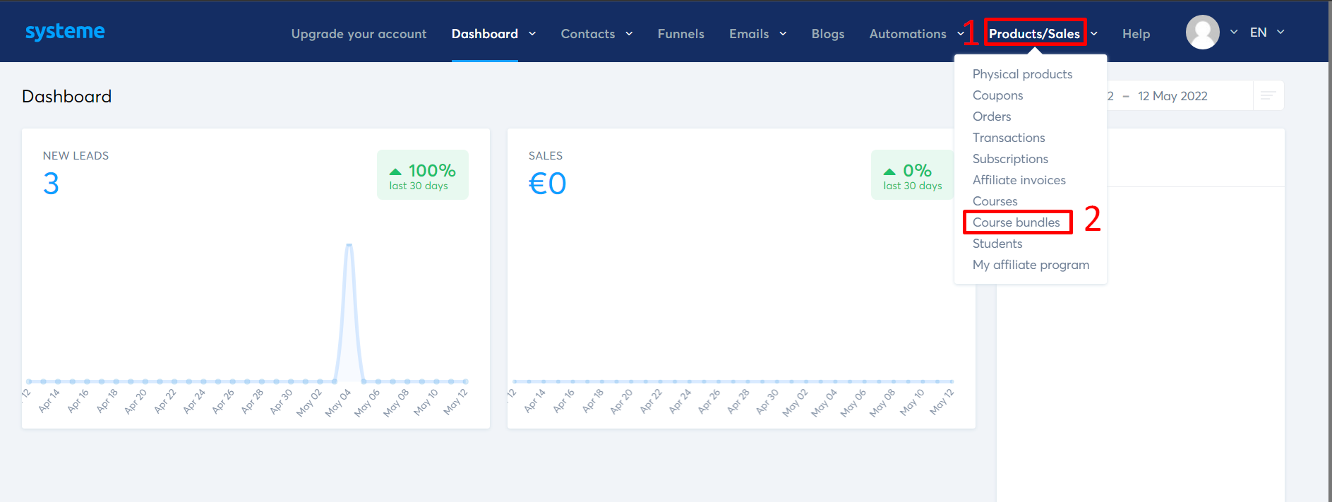 How to create a course bundle - Help pages