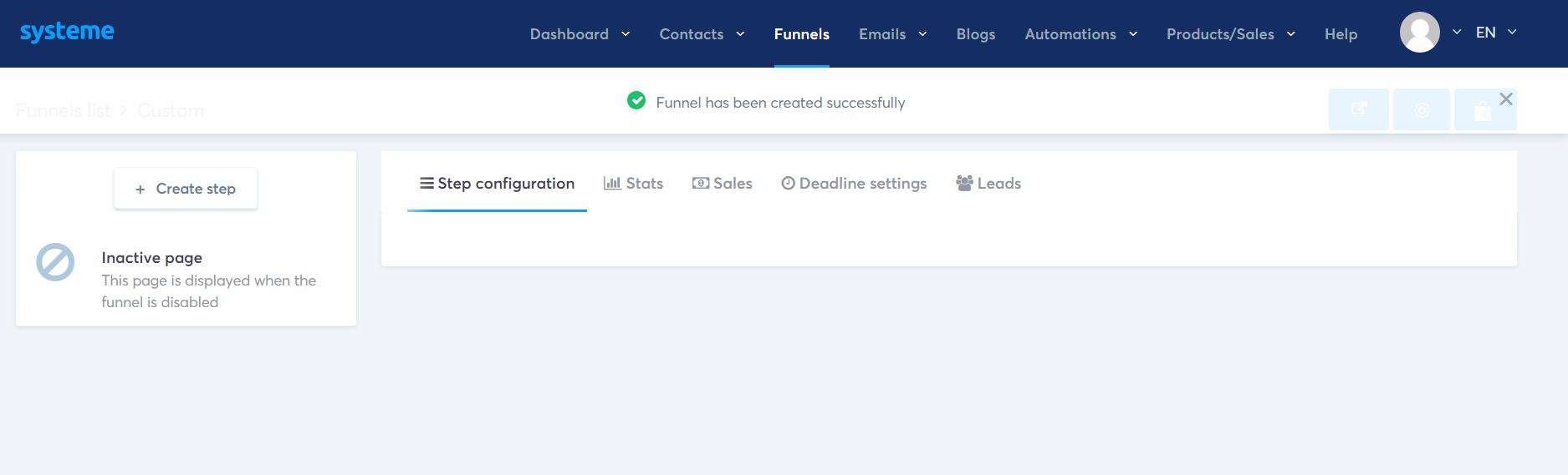 How to create a funnel - Help pages