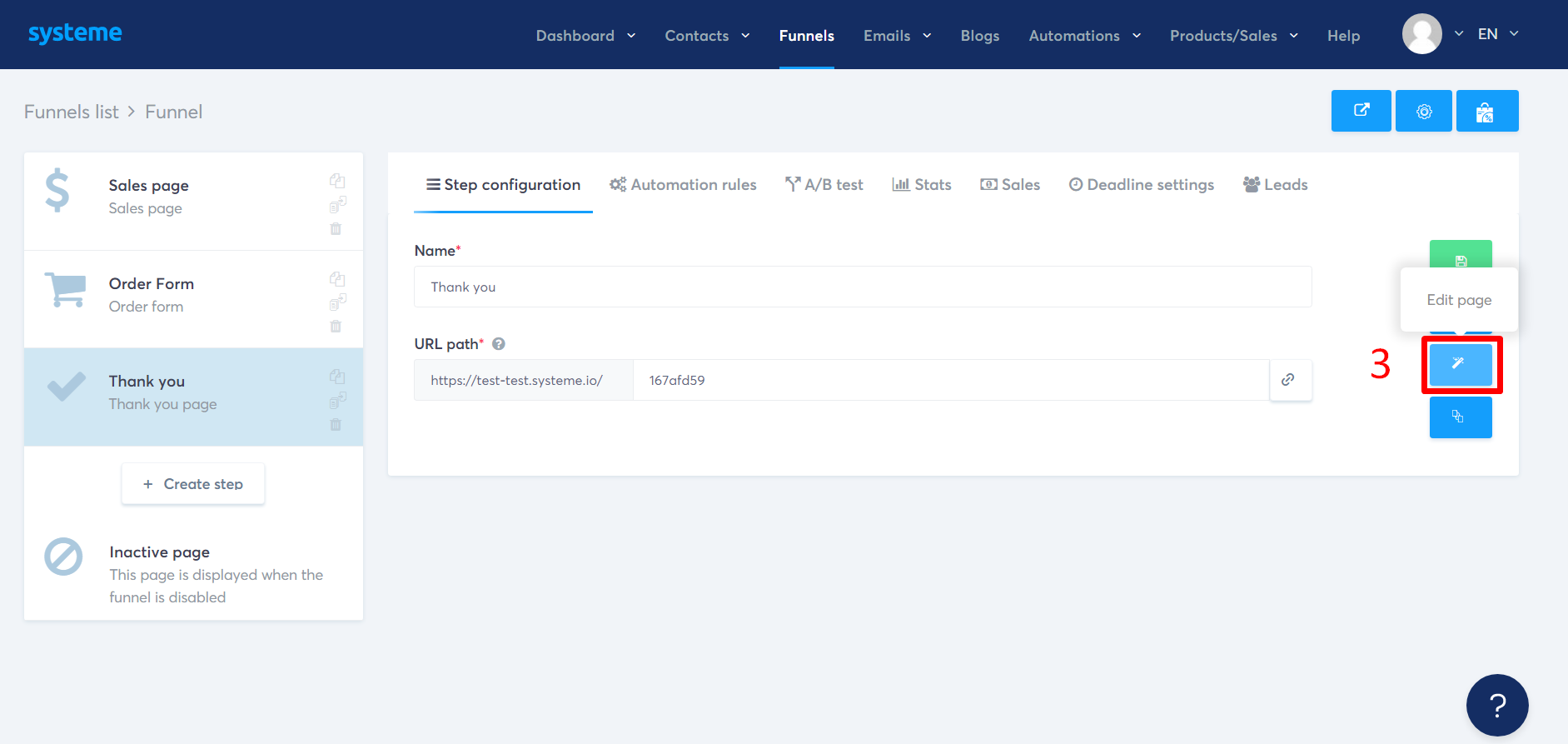 How to add the order summary on the "Thank You" page - Help pages