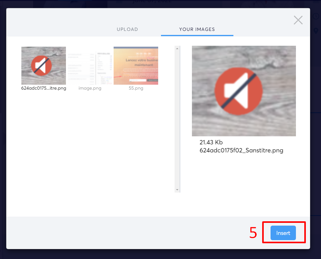 How to add an image to a page - Help pages
