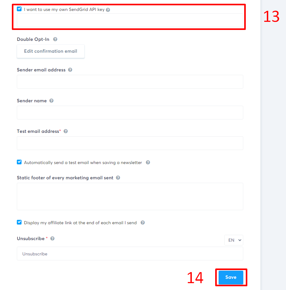 How To Generate Api Key From Sendgrid Help Pages